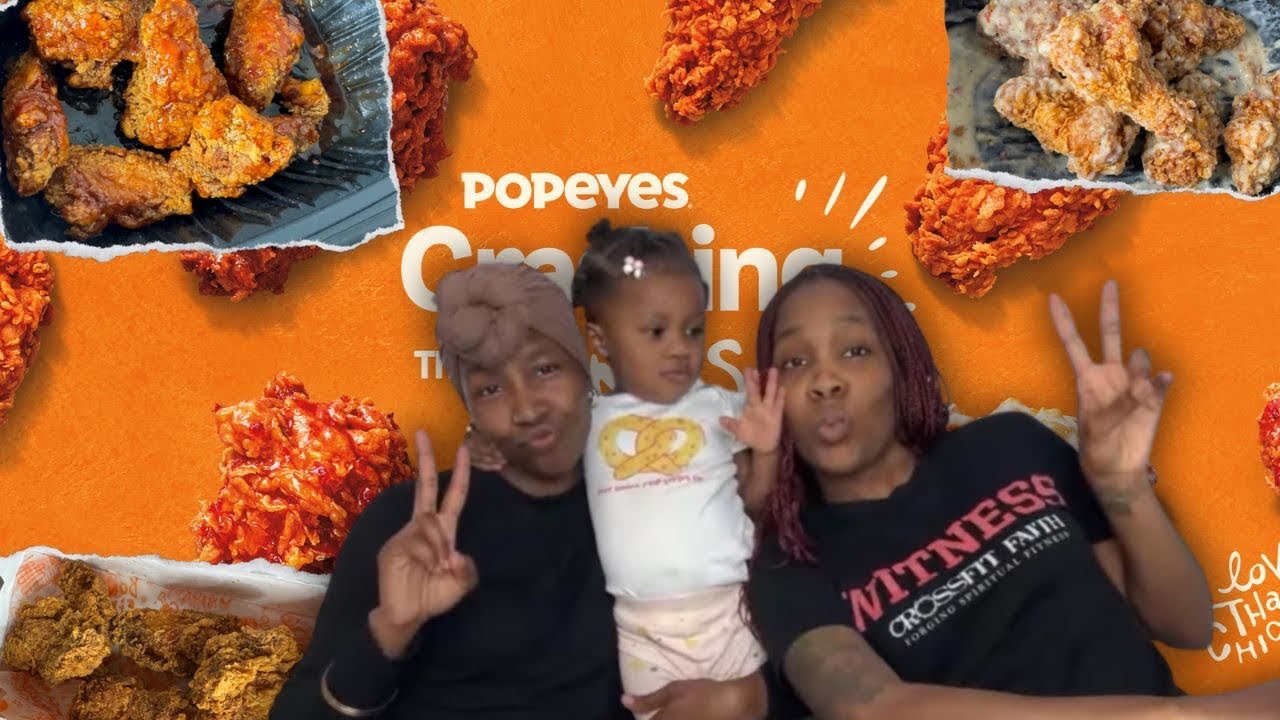 Trying Popeyes 3 New Flavor WINGS - YouTube