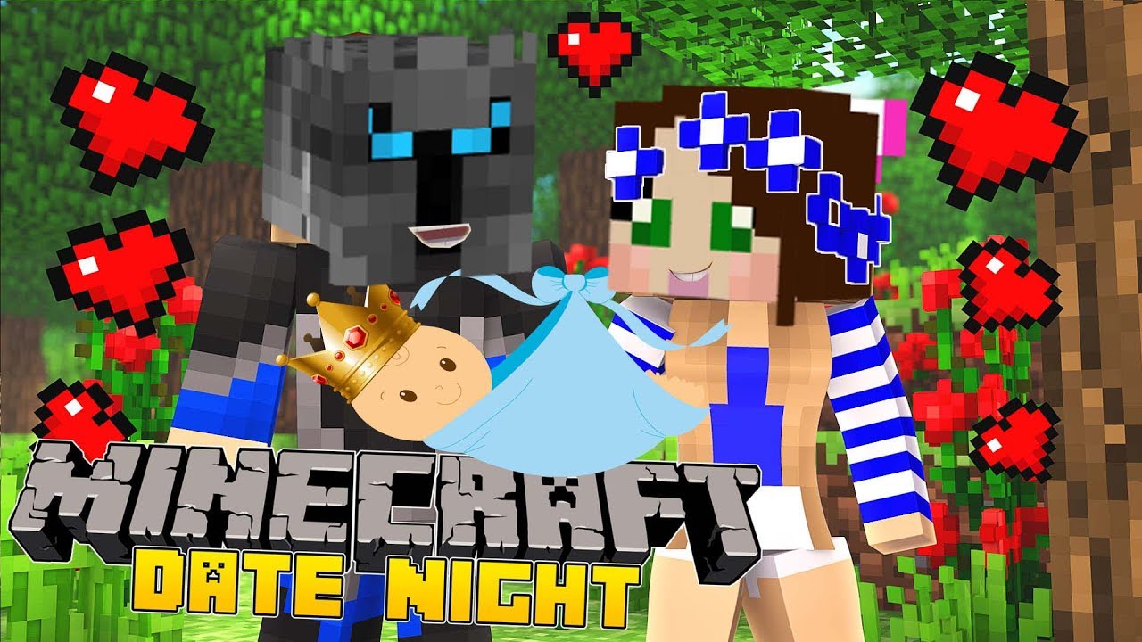 PopularMMOs Pat and Jen Minecraft PAT BABY CHALLENGE GAMES Lucky Block ...