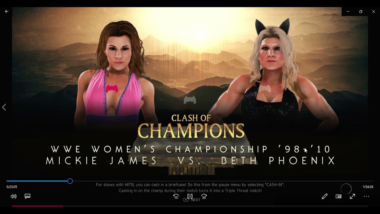 Best Match Ever: Mickie James vs. Beth Phoenix for the WWE Women Championship at Clash of ...