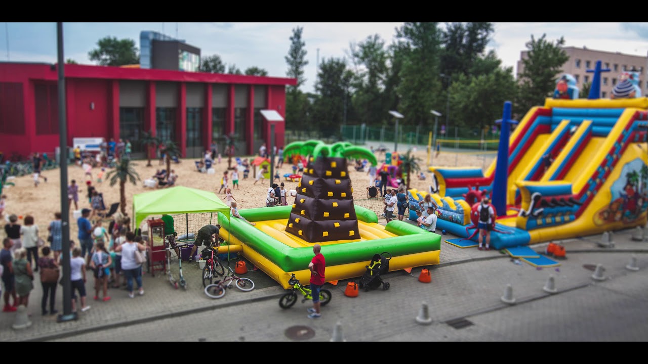 Aquadrom otwarcie plaży timelaps 4k - YouTube