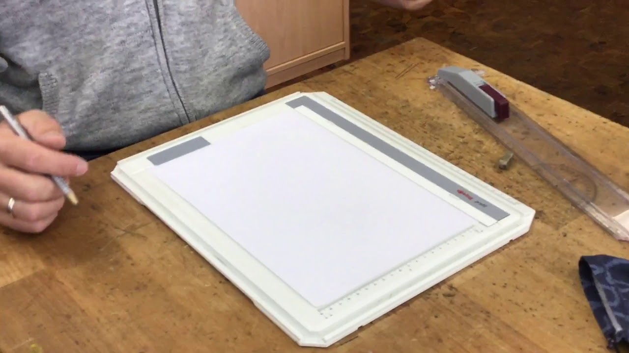 Technisches Zeichnen - Normalprojektion - Erste Zeichnung - Teil 1 ...