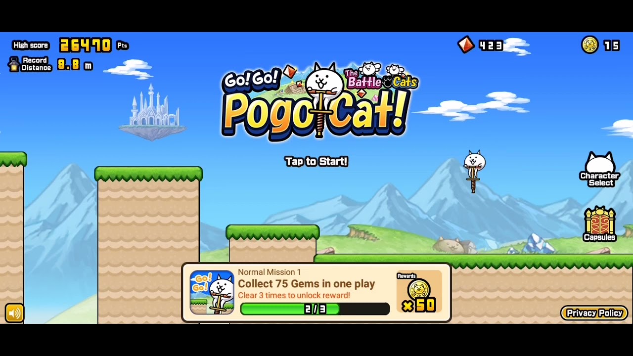 Playing GO GO POGO CAT - YouTube