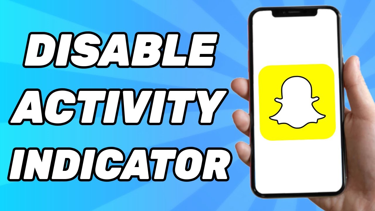 How to Disable Activity Indicator on Snapchat - YouTube