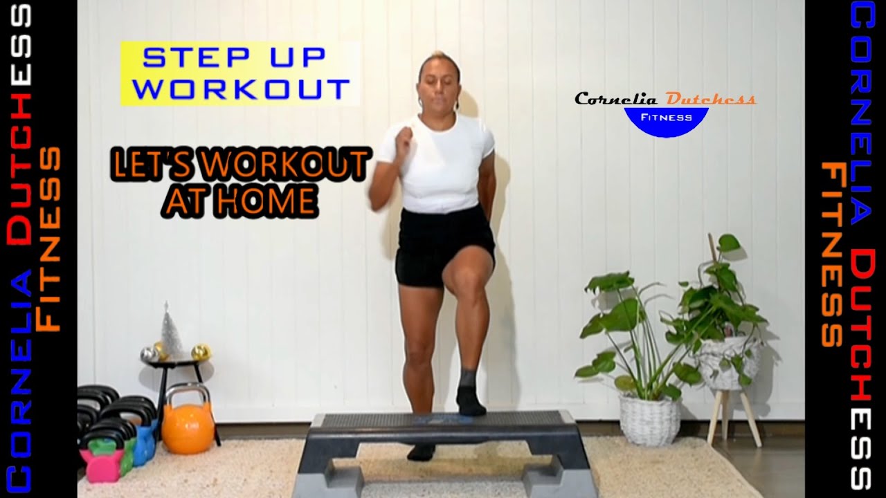 Cardio Step Up Workout Burn Calories and Fat #fatloseworkout # ...