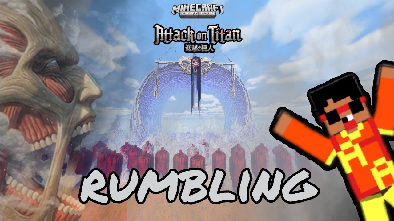 Rumbling di Minecraft PE | Minecraft Rumbling map showcase - YouTube