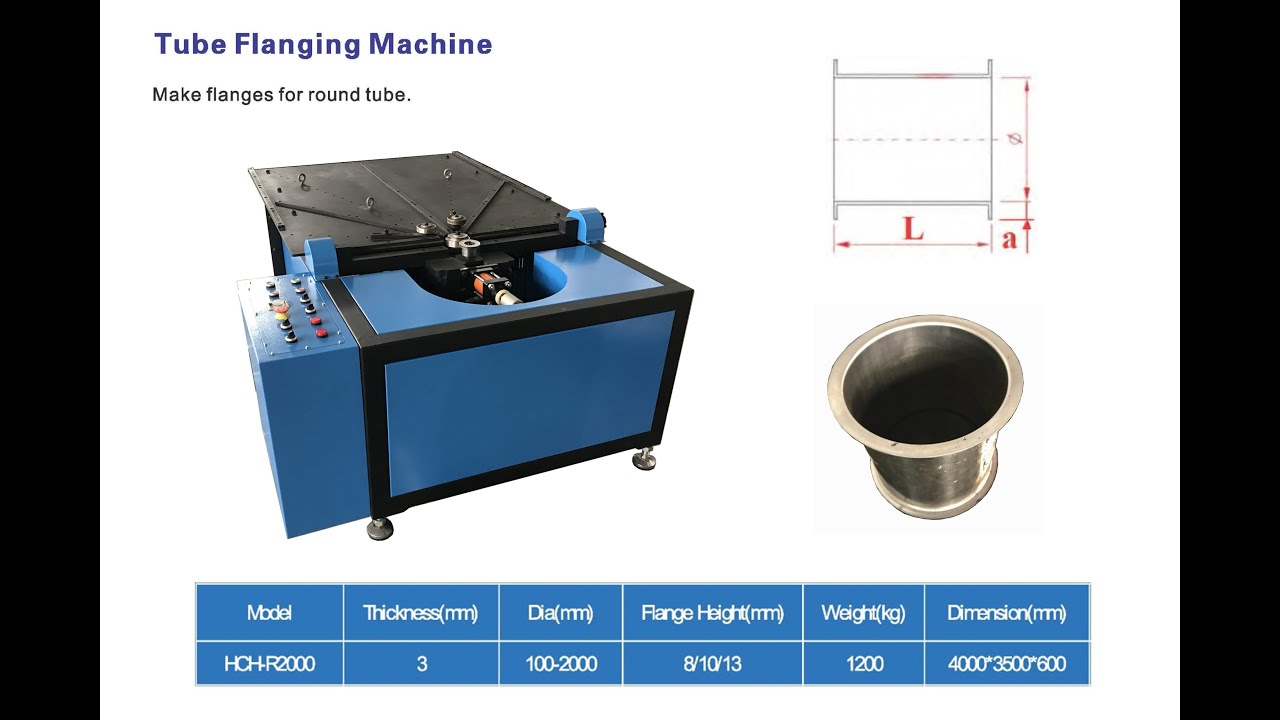 Tube Flange machine，Round duct flanging machine,Tube Flanging Machine ...