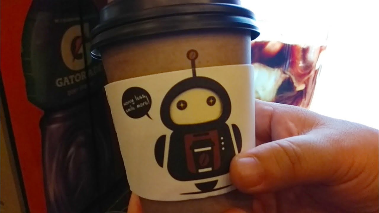 Coffeebot Freshly Brewed Coffee Vending Machine - YouTube