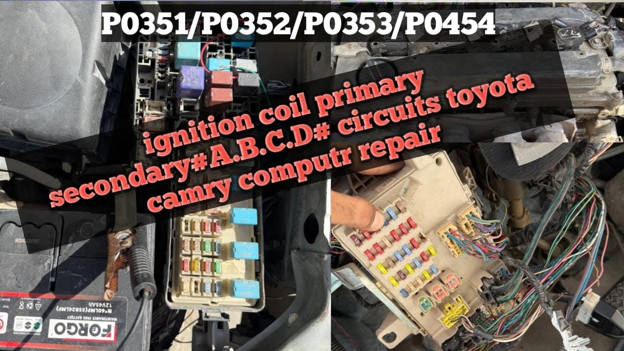 Fault code#P0351#P0352#P0353#P0354# ignition coils primary secondary ...