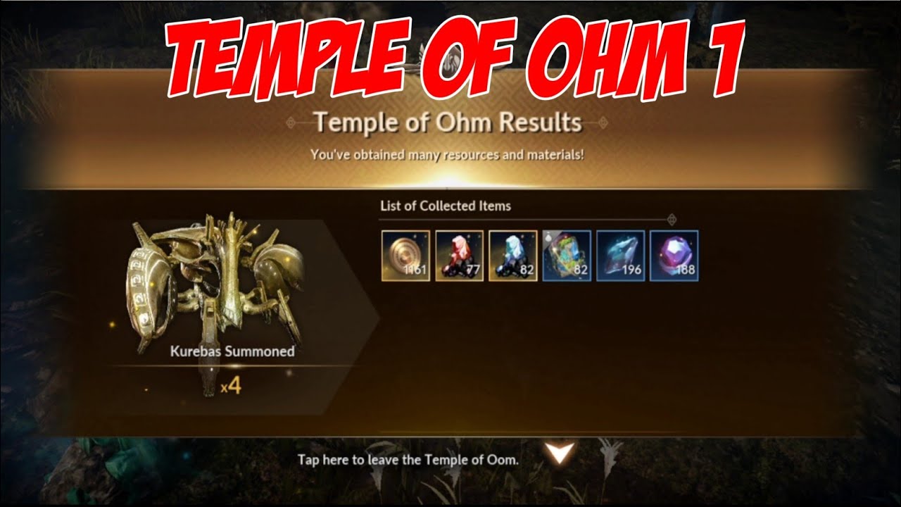 Temple of Ohm 1 | Location | Great Desert | Black Desert Mobile - YouTube
