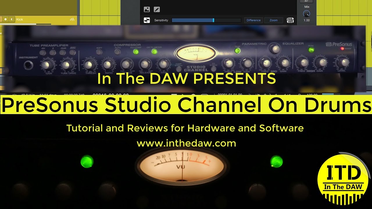 PreSonus Studio Channel In Action - In The DAW Review - YouTube