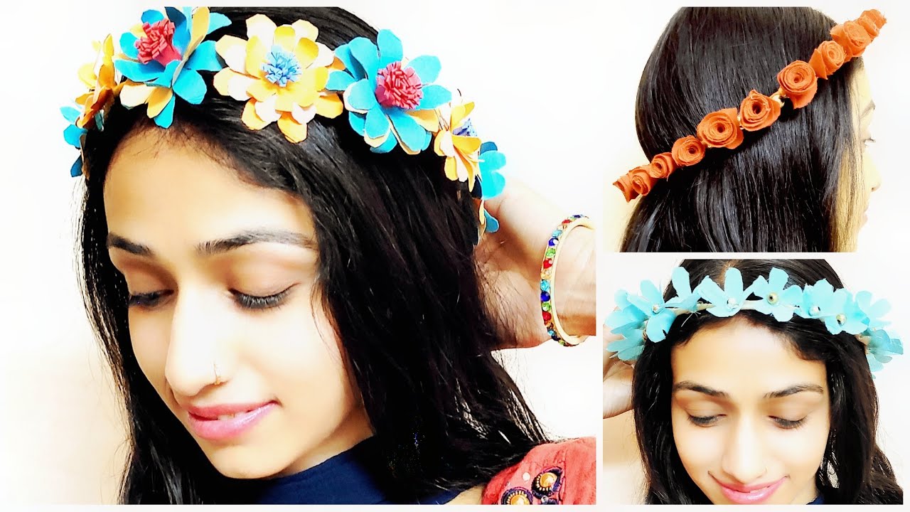 3 BEAUTIFUL HANDMADE - TIARA IN 5 MINUTES - YouTube