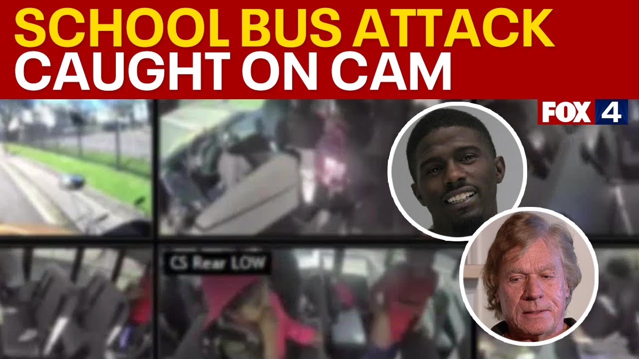 Video captures chaos as Richardson ISD bus driver is attacked - YouTube