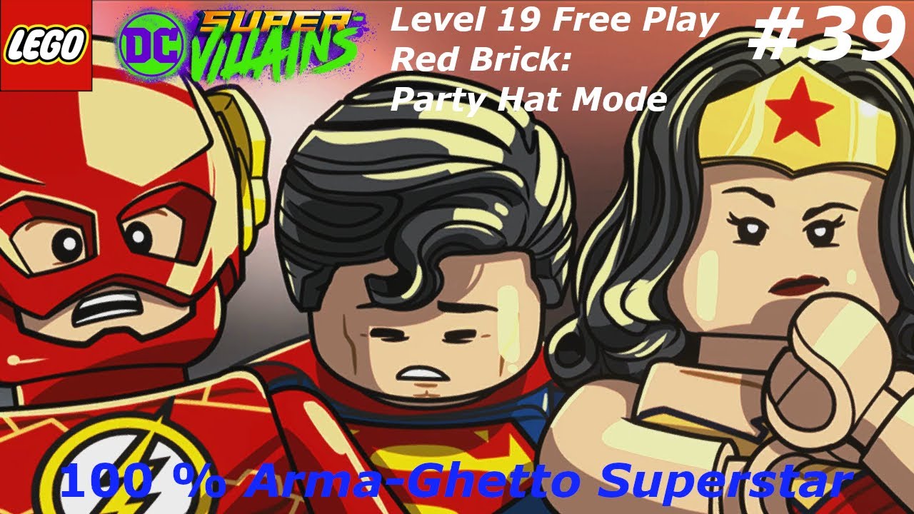 Lego DC Super Villains 100% Walkthrough Part 39 No Commentary 100% Arma ...