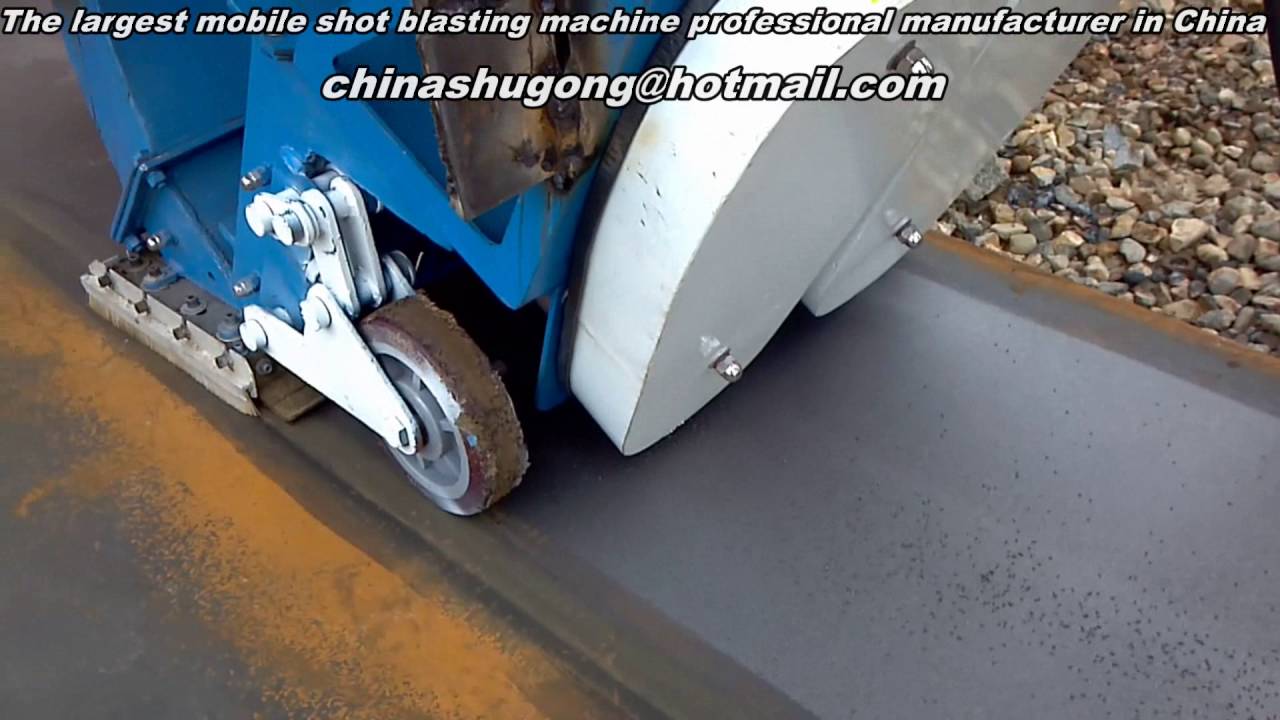 mobile steel plate shot blasting machine/antiseptic shot blasting ...