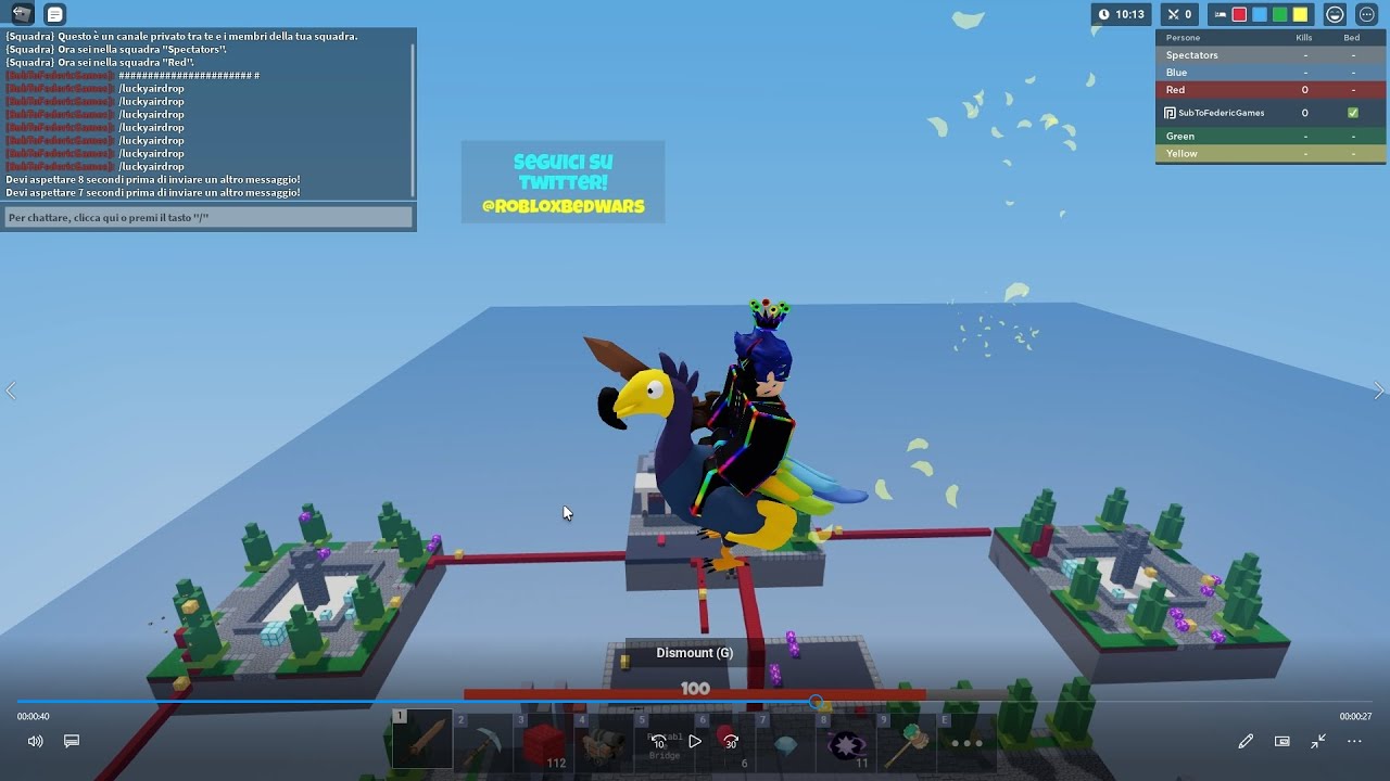 How to reach the spawn platform (ROBLOX BED WARS) - YouTube