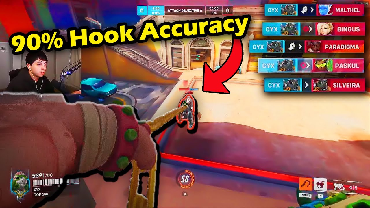 How CYX Roadhog HITS 90% of His Hooks in Overwatch 2 #overwatch2 # ...