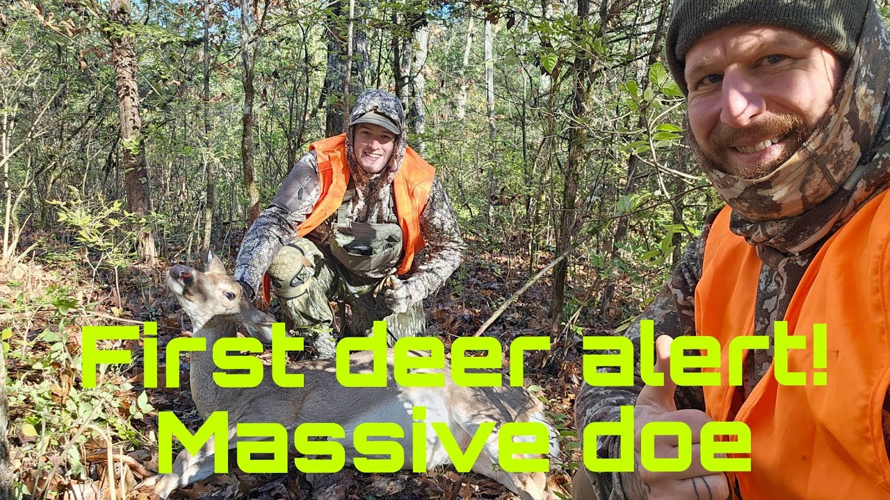 Mid November Deer hunting - Landon shoots first deer - YouTube