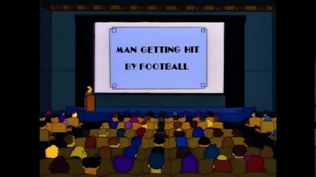 FootBall in the groin - The Simpsons - Hans Moleman - YouTube