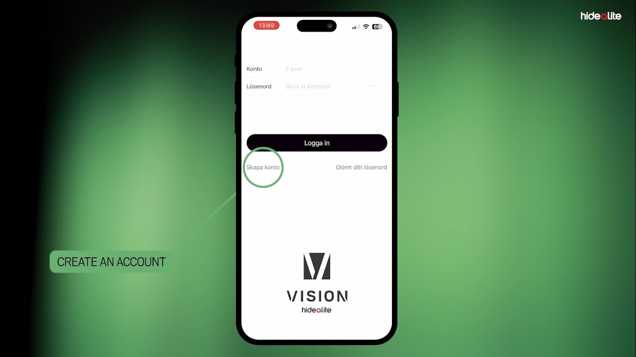 Vision Track App - Create an account / Store - YouTube
