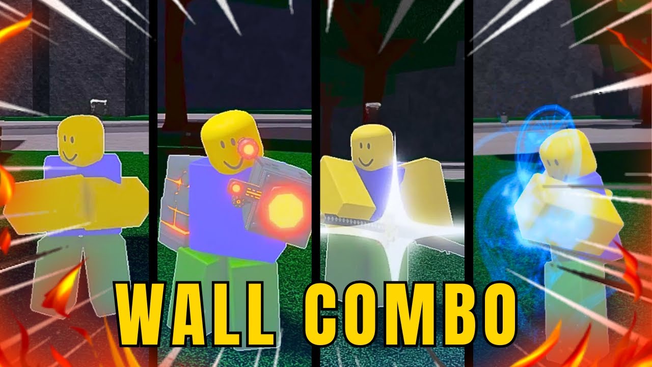 COMO FAZER A MECÂNICA de WALL COMBO no STRONGEST BATTLEGROUNDS DO ...
