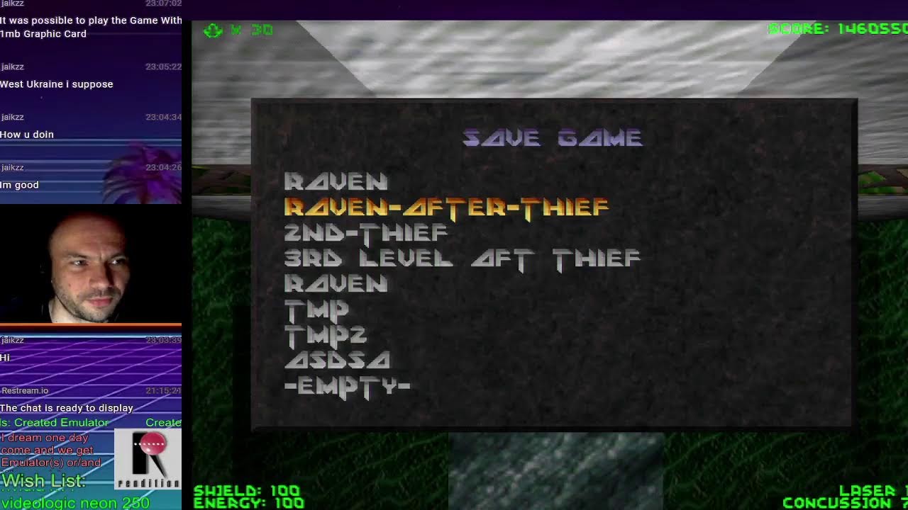 Descent II on Rendition Verite (speedy3d API) different graphics - YouTube