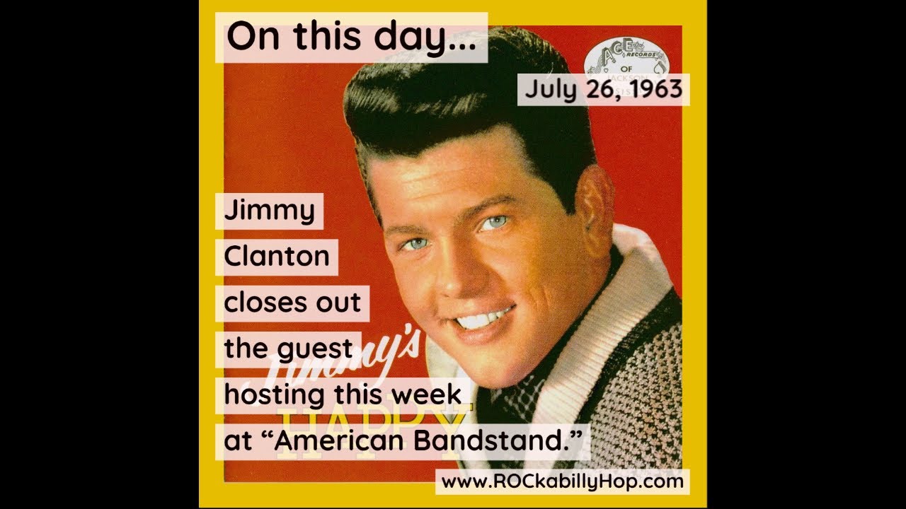 July 26, 1963 – Jimmy Clanton - YouTube