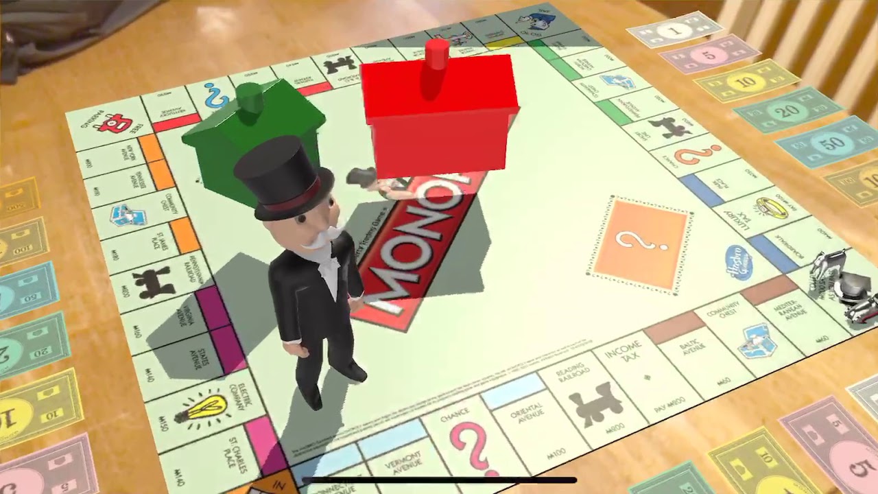 Deep Canvas: Hasbro Monopoly AR Demo - YouTube