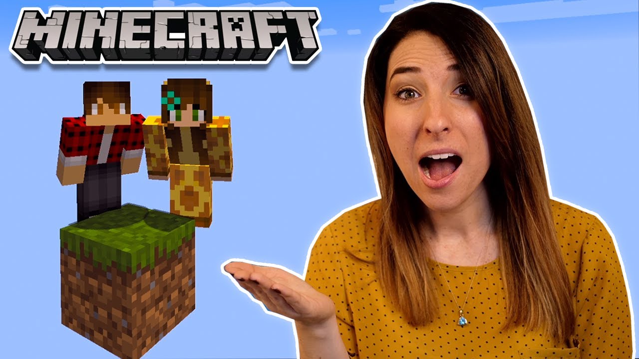 SURVIVING MINECRAFT WITH ONLY ONE BLOCK!! | EP 01 - YouTube