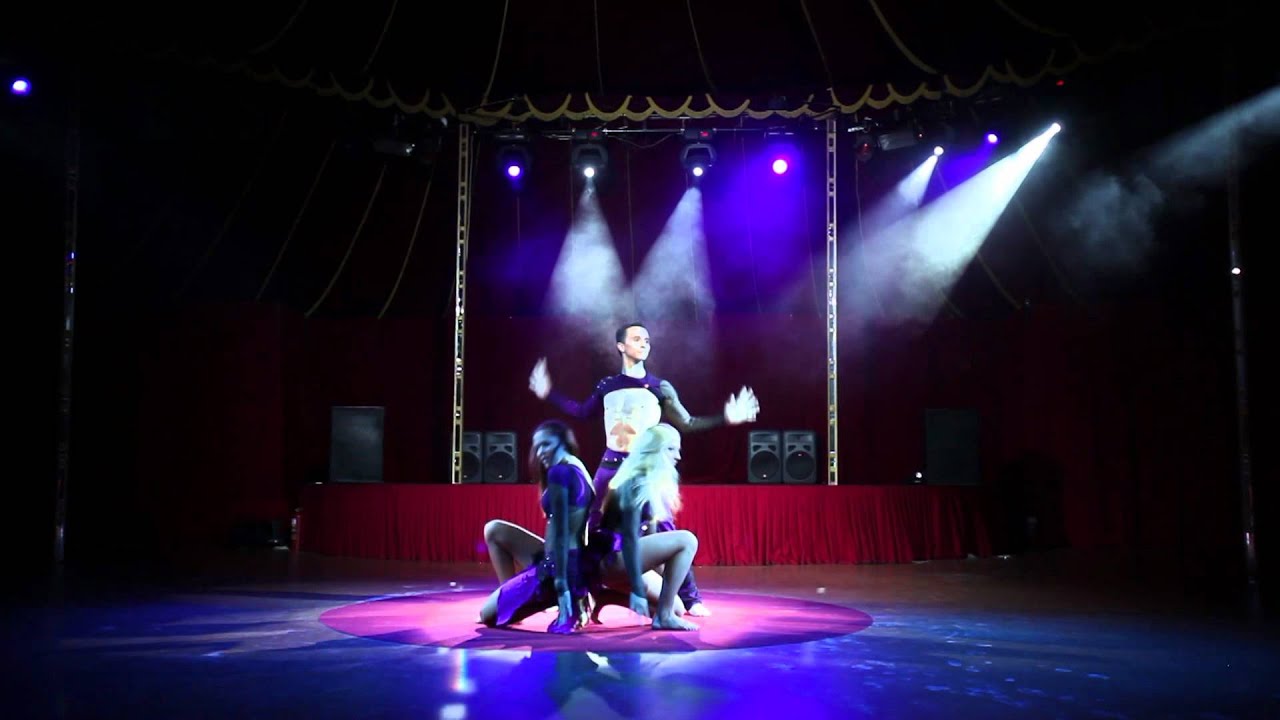 acrobatic trio Three's a Charm - YouTube