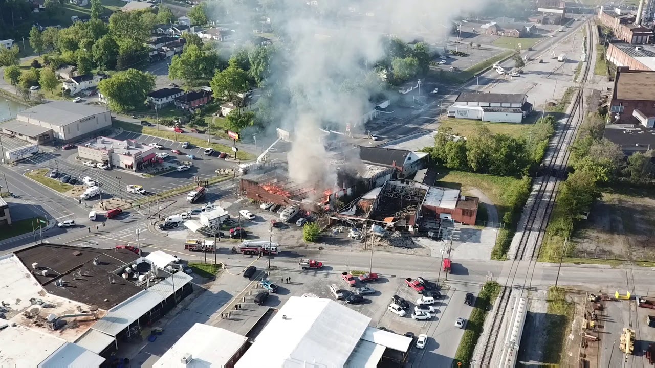 Commercial Fire- Rossville, GA April 17, 2020 - YouTube