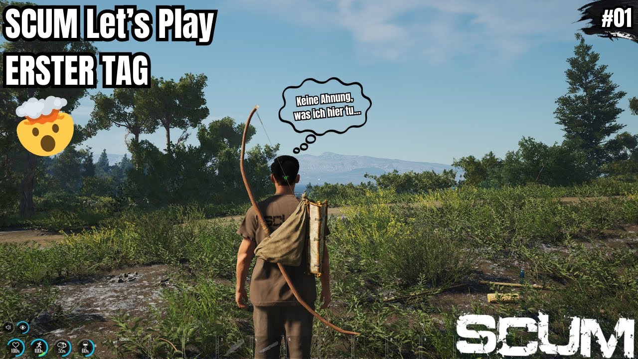 SCUM Let’s Play Folge 01 – Mein erster Tag: Blind ins Abenteuer, Loot ...