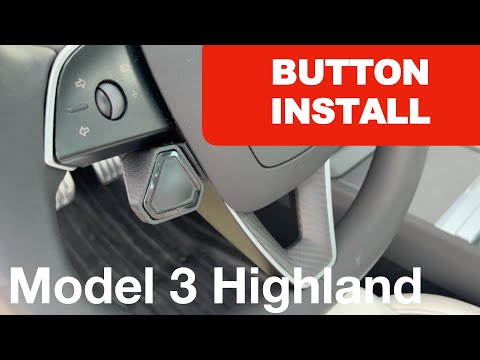 Install - S3XY Buttons  Steering Wheel Model new model 3/Y Highland Juniper