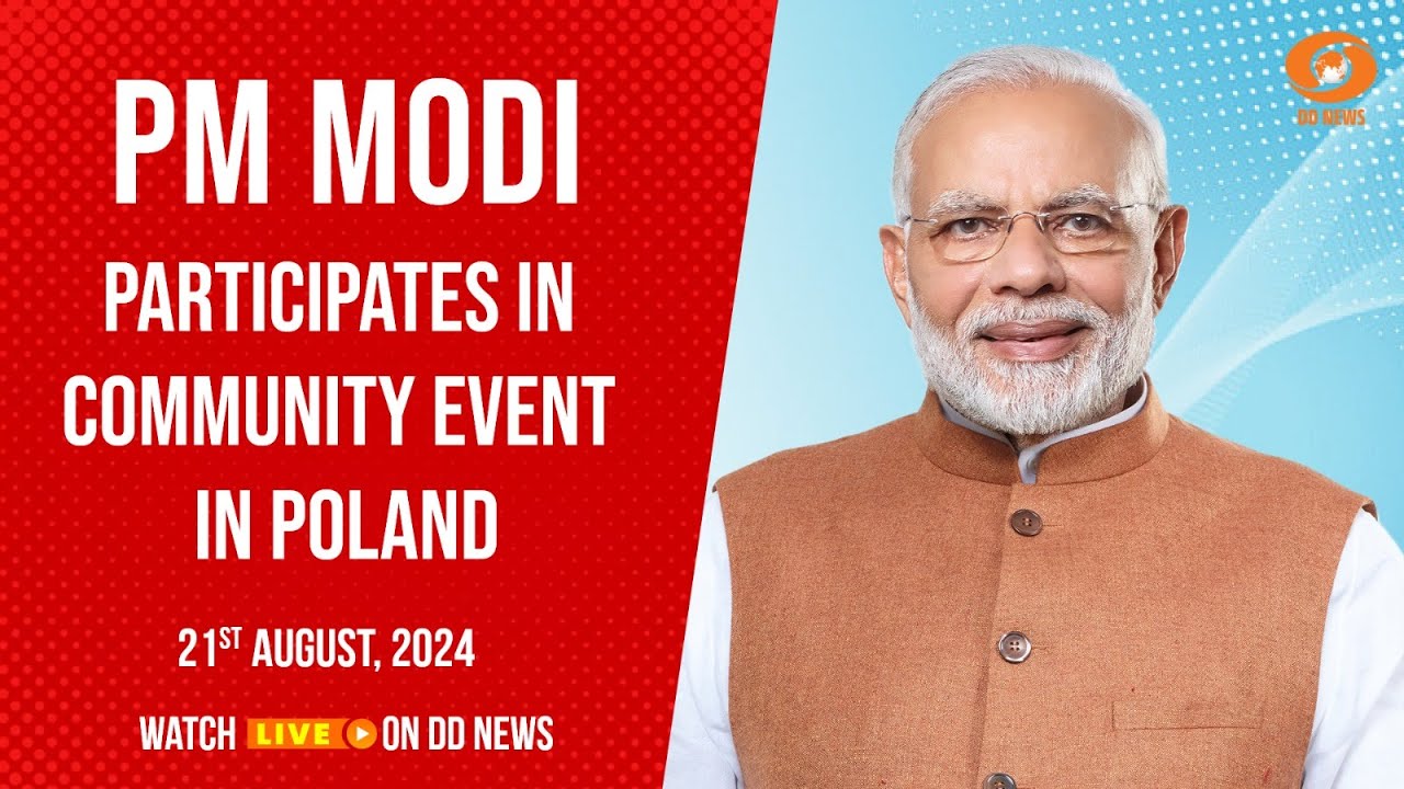 PM Modi Participates in Community Event in Poland - YouTube