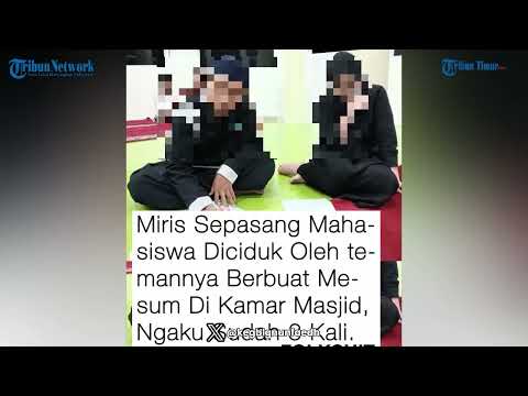 MAHASIWA & MAHASISWI NEKAT MESUM DI MESJID..