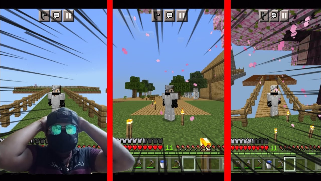 how to make Minecraft one block tree - YouTube