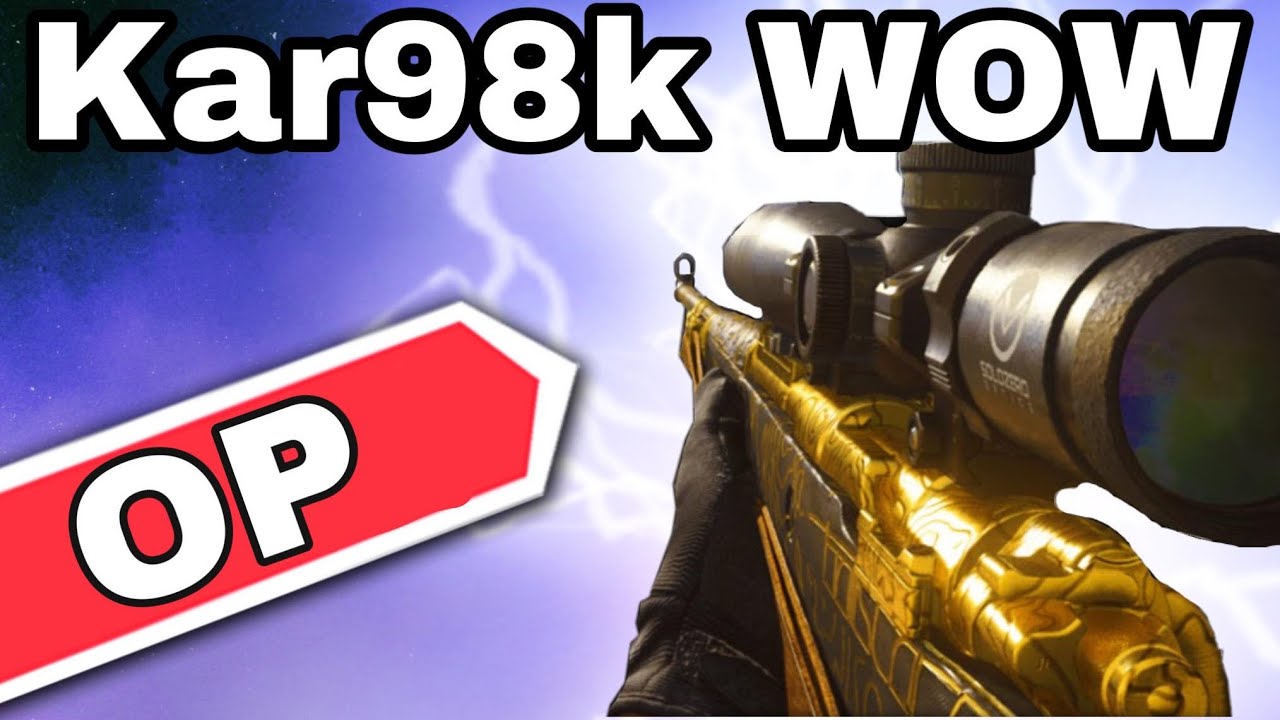THE BEST LOADOUT IN WARZONE Kar98 and MAC-10 (call of duty warzone ...