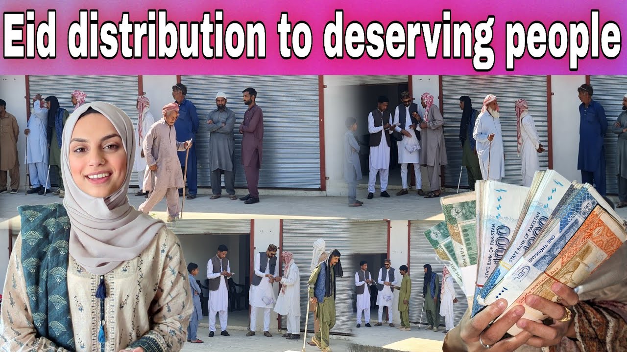 Eid distribution to the Deserving People| Kv Family | - YouTube