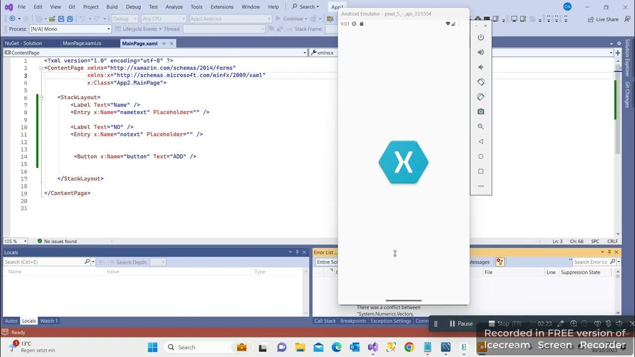Xamarin MySql Insert New Data to MySQL Server - YouTube