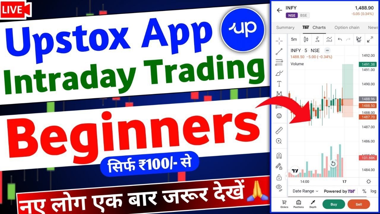 Upstox app Intraday Trading kaise karen - Only ₹100/- | Intraday ...