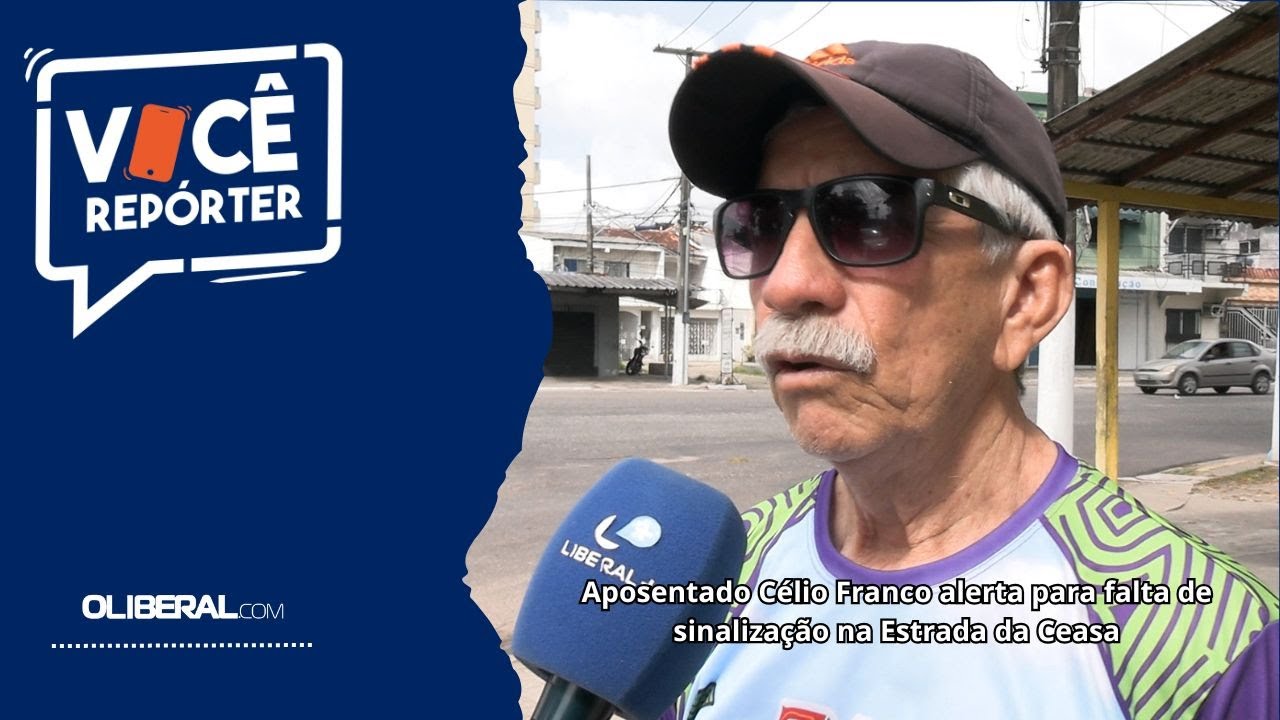Aposentado Célio Franco alerta para falta de sinalização na Estrada da ...