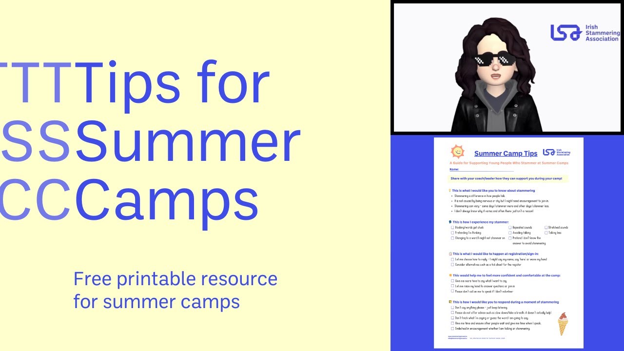 ISA Youth Council - Summer Camp Tips - YouTube