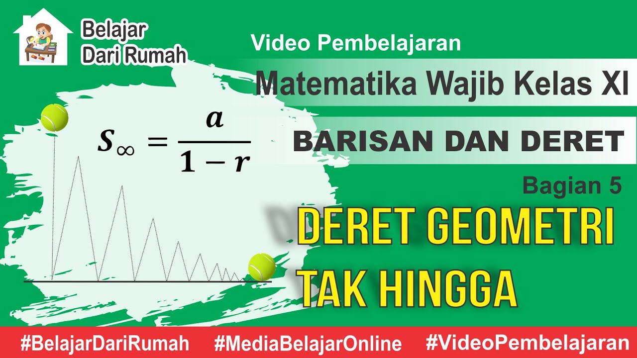 Barisan dan Deret Bagian 5 - Deret Geometri Tak Hingga Matematika Wajib ...