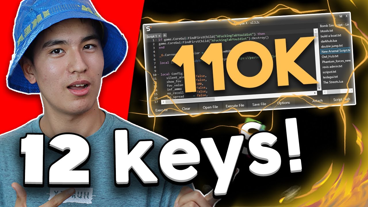 110K Special Roblox Free Synapse X Giveaway 12 KEYS (2023) - YouTube