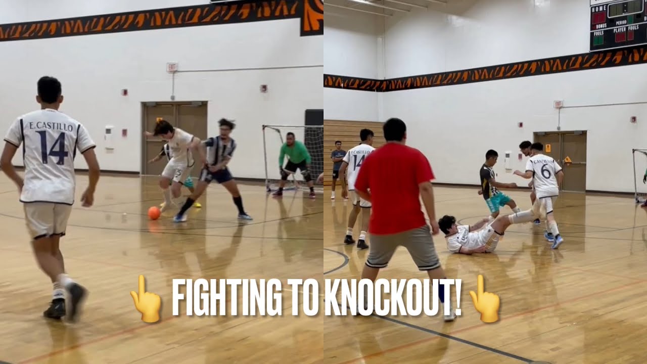 FIGHT FUTSAL SOCCER Game! *TRASH TALK* - YouTube