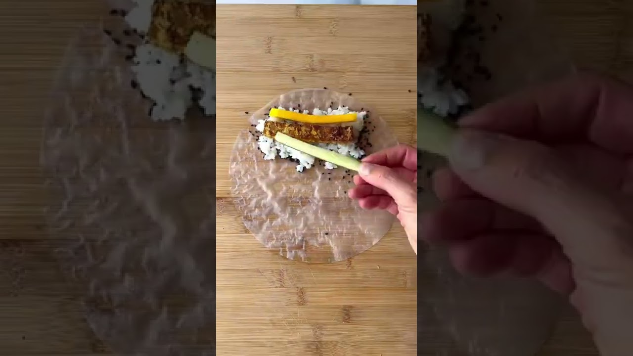 How to Make Sushi Spring Rolls in 5 Easy Steps! - YouTube