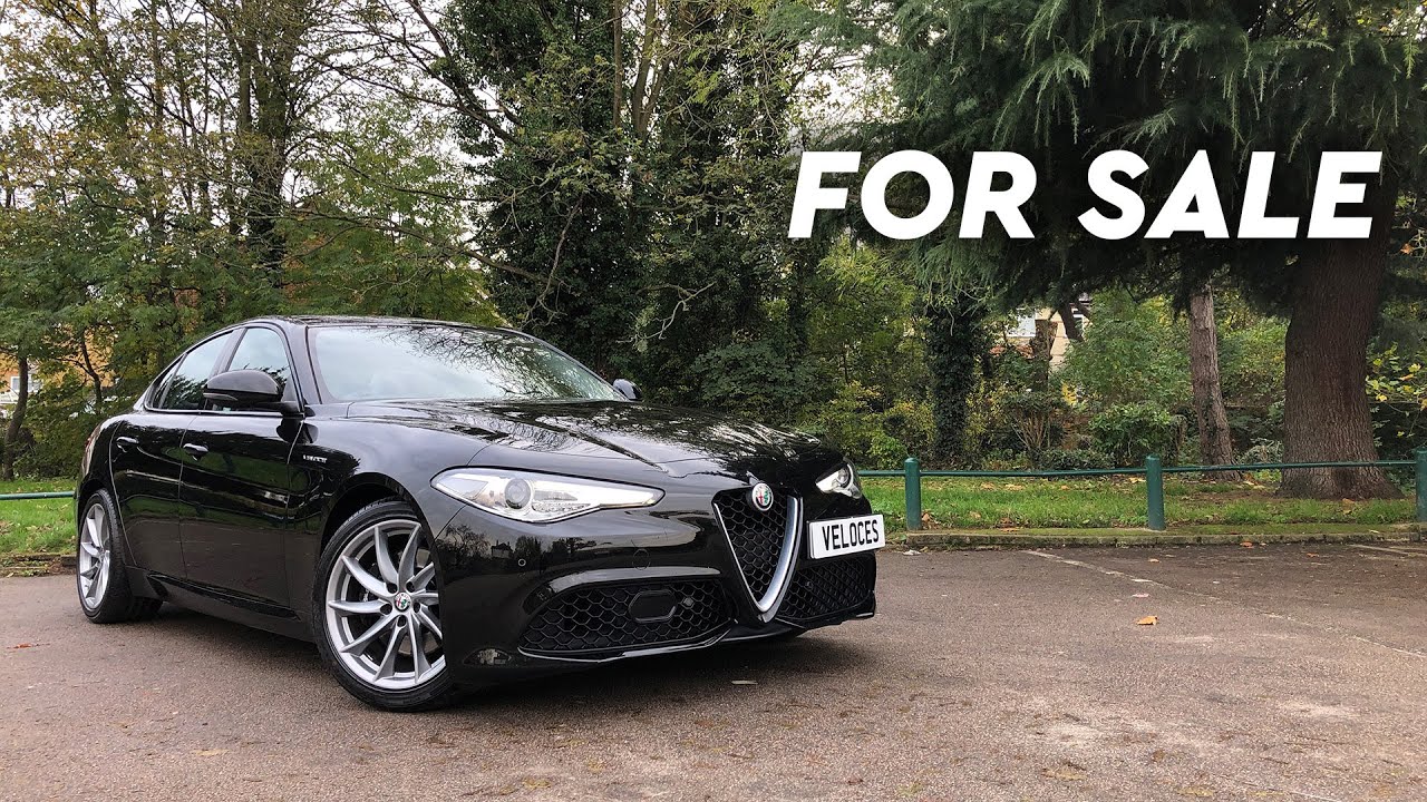 BLACK ALFA ROMEO GIULIA VELOCE FOR SALE - YouTube