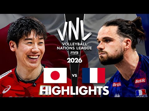 Japan 🇯🇵 vs France 🇫🇷 | Highlights | Men's VNL 2026