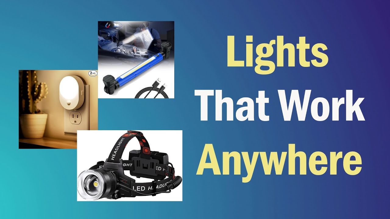 3 Utility Lights That Just Work – Magnetic, Sensor, Wearable - YouTube