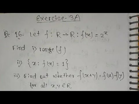 Function Ex 3A / Q no 16/17/18R S Aggarwal Class 11th Math's Solutions ...