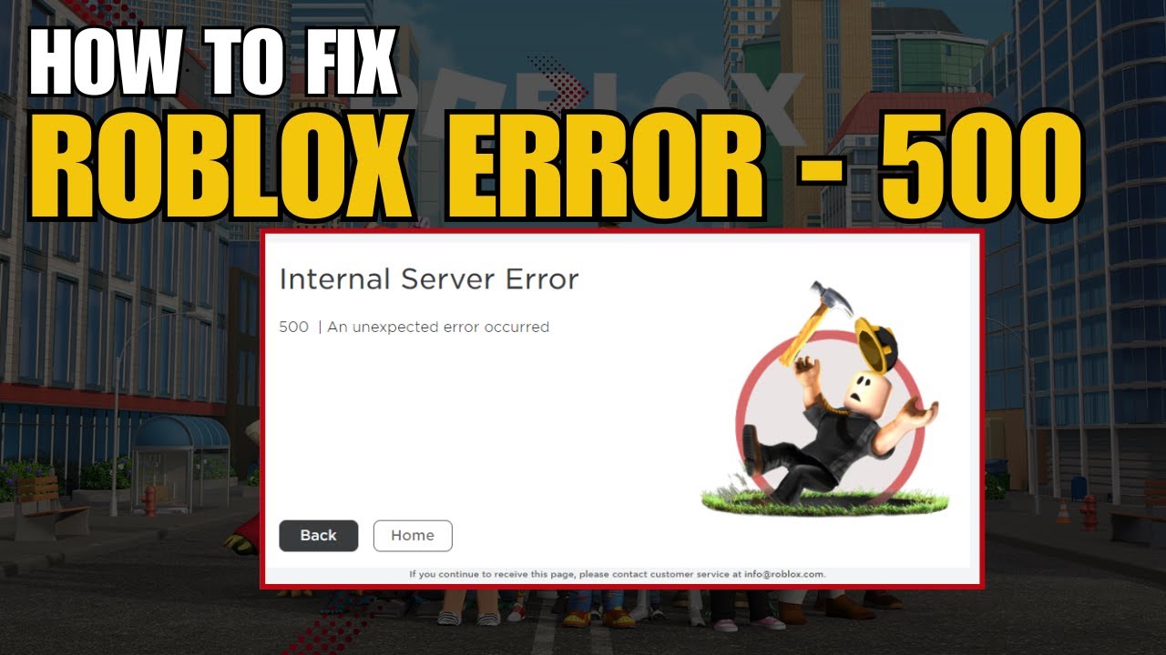 How to Fix Roblox Error Code 500 | Fix Internal Server Error - YouTube